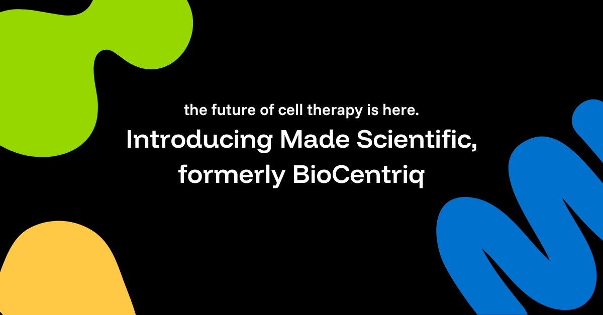 BioCentriq Rebrands as Made Scientific to Redefine Cell Therapy, Defy Limits, and Deliver Results